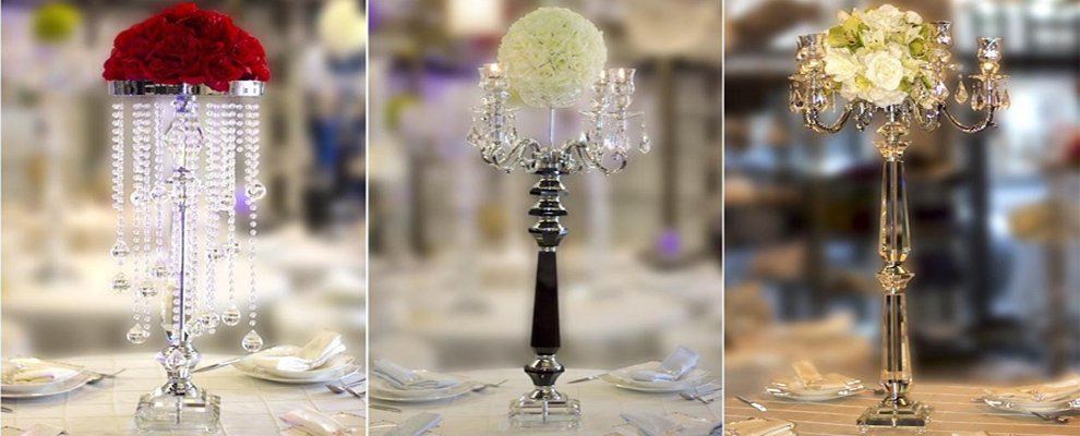 Pujiang Saixin Crystal Factory - wedding centerpiece,Crystal Flower Stand
