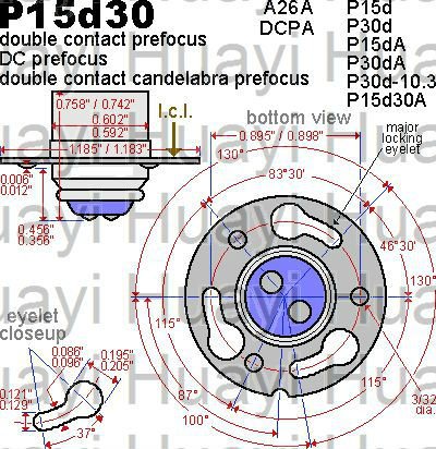 Motorcycleランプrp35 P15d-30、headlampオートバイ、12v35/35wモーター電球 - Buy オートバイランプ ...