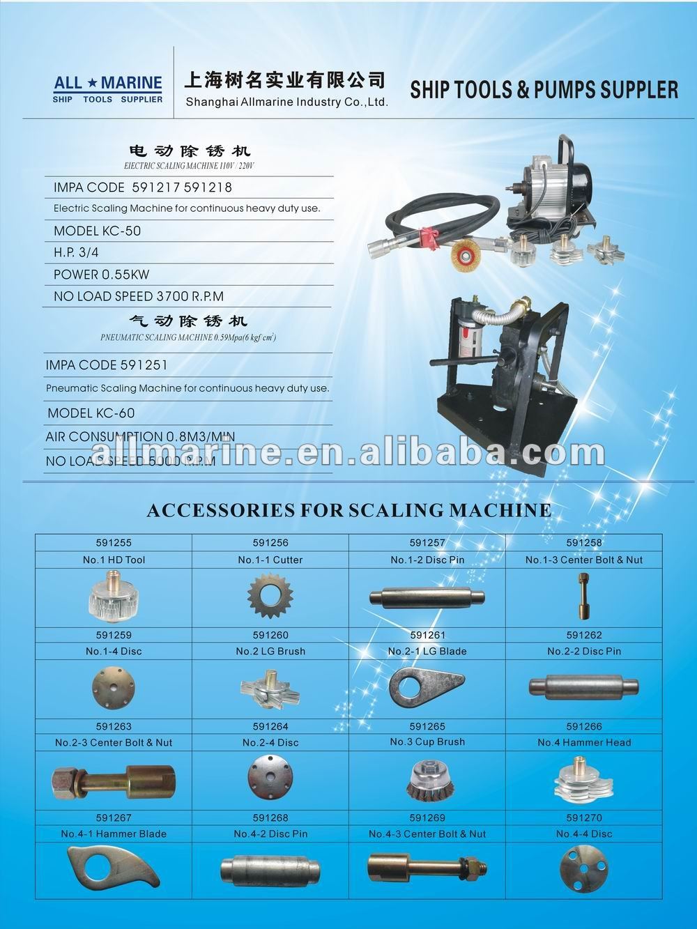 Scaling Machine Pneumatic For Industrial And Marine - Buy Marine ...