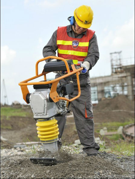 4hp Robin Gasoline Battering Ram/tamping Rammer/tamper(ce),77kg,14kn,4 ...