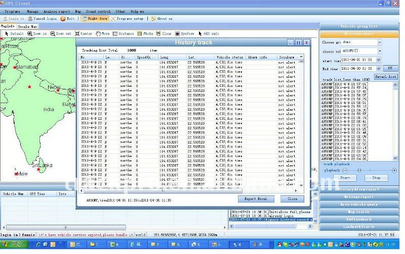 Best Gt02 Jv200 Ex300 Gps Tracking Software With Free Google Map - Buy ...