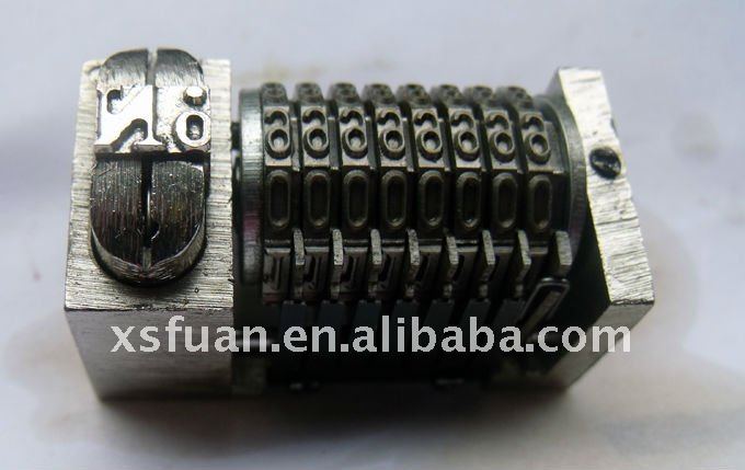 Letterpress Numbering Machine For 8 Digit - Buy Numbering And Lettering ...