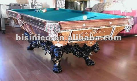 Classical Antique Carving Wooden Pool Table,Snooker Table,Billiards,Moq ...