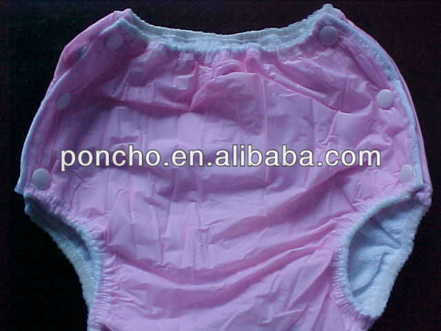 Pvc Inflatable Diaper Washable Plastic Diaper Pants - Buy Plastic ...