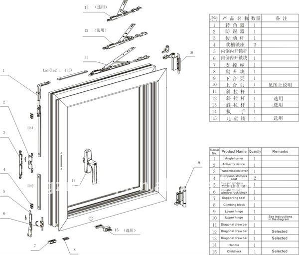 Aluminium/pvc French Window Design In Guangzhou - Buy French Window ...