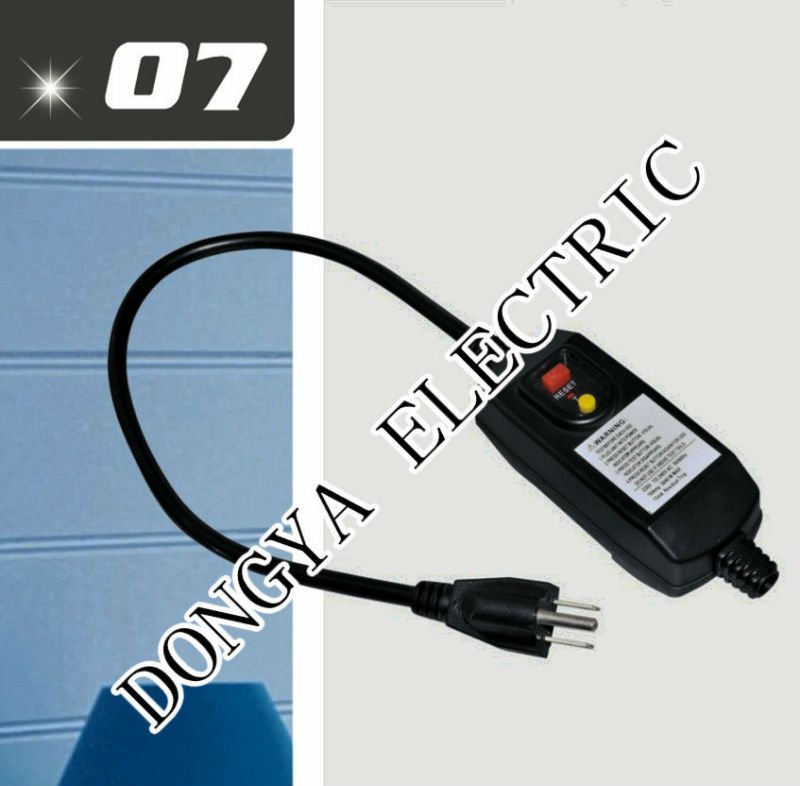 Inline Gfci Safety Plug For Usa Canada Market Power Plug - Buy Gfci ...