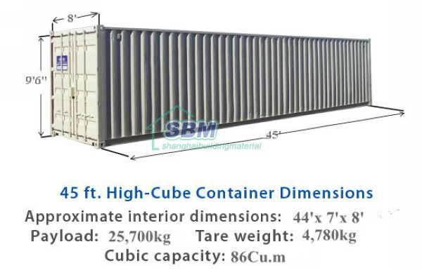 45 Feet Container (new And Standard Dry Cargo Container,Sales Only ...