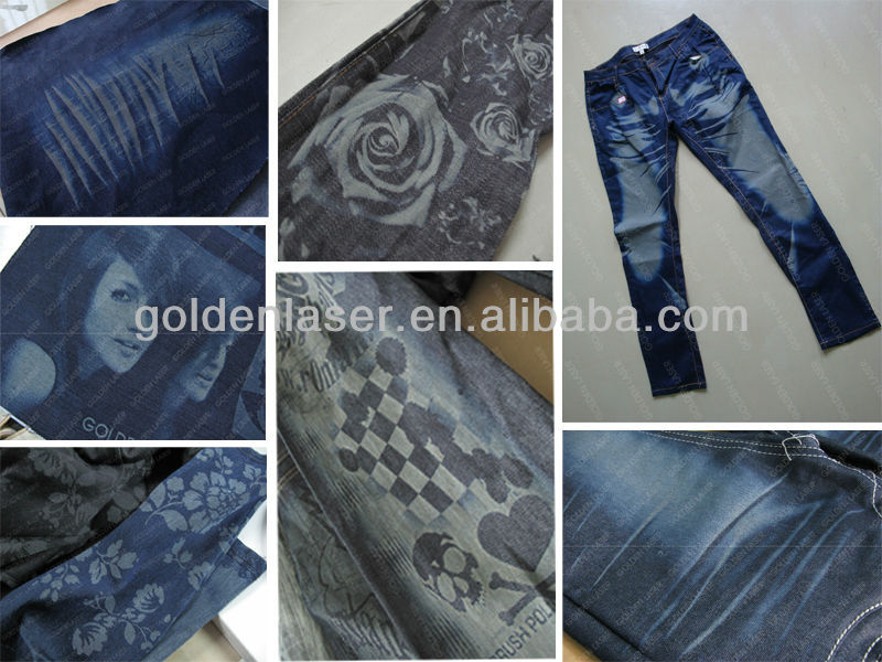 Máquina De Láser Denim Para El Procesamiento De Lavandería - Buy ...