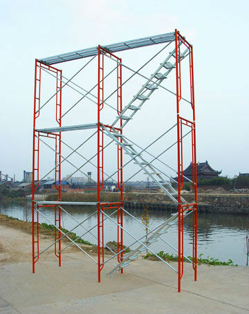 Modular Aluminum Framing Folding Scaffolding Frame Walk Through ...