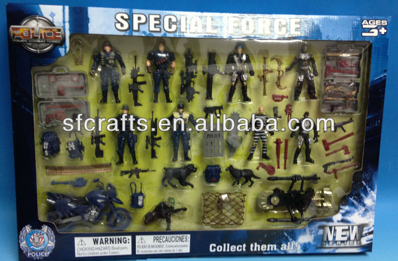 Police Figures Toys Set,Plastic Military Toys,Police Play Set Toys ...