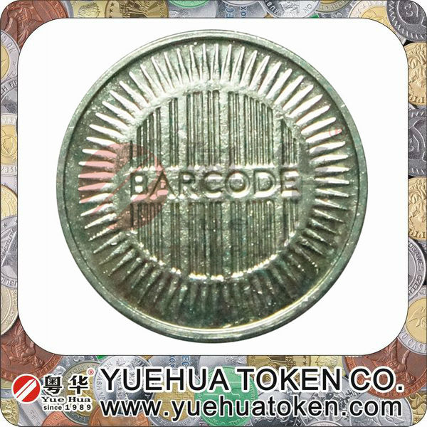 Mechanical Coin Acceptors Silver Color Brass Token - Buy Mechanical ...