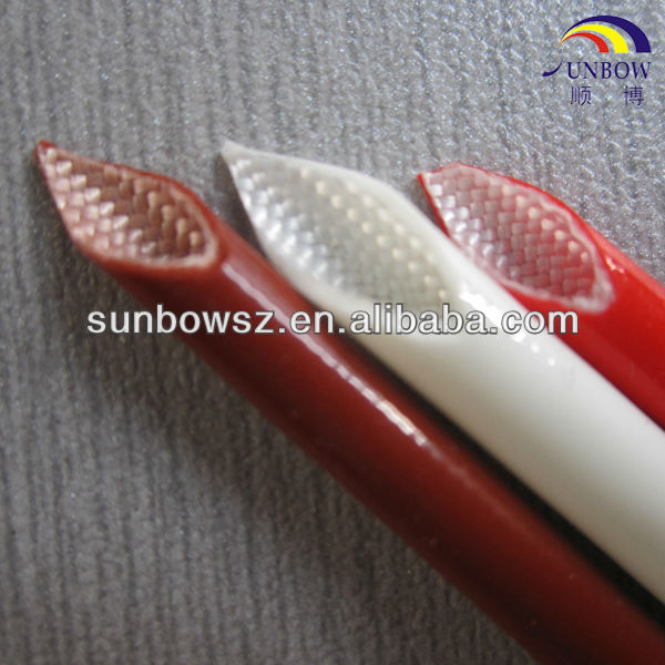 Wire Harness Insulation Material Fiberglass Braided Sleeve With ...