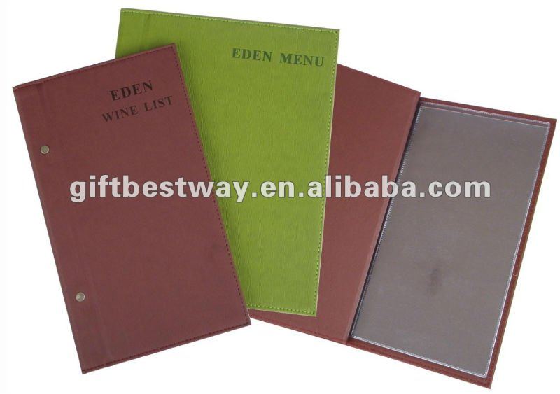 High Quality A4 Menu Folder With Screws - Buy Menu Folder,Restaurant ...