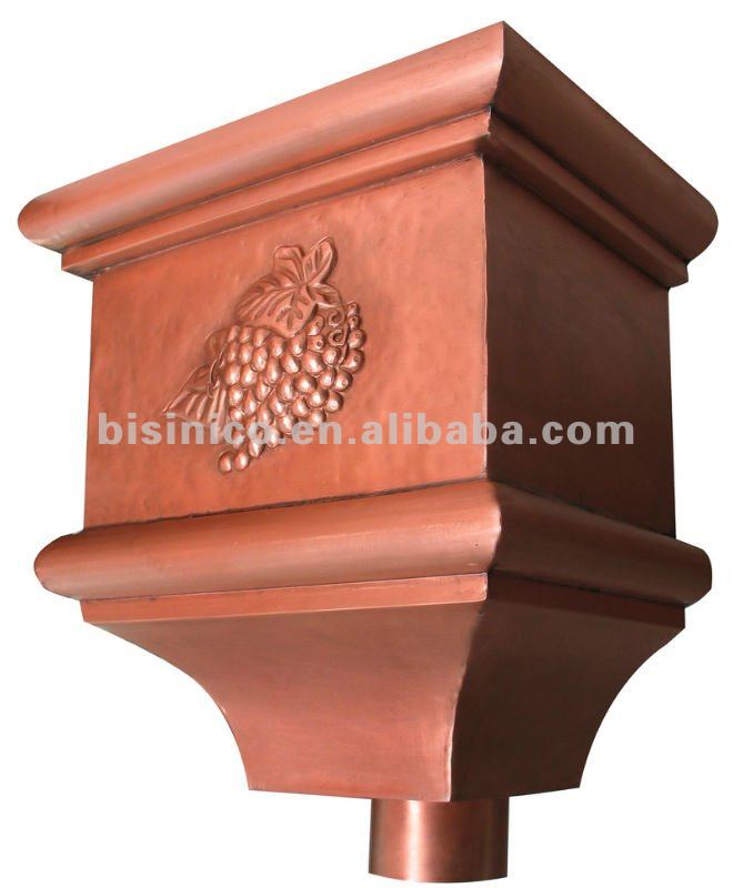 Copper Leader Head /conductor Head/conductor Boxes/rain Collector Box ...