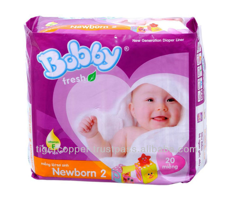 Bobby Fresh Nappy Newborn 1. 56/bobby Fresh Diapers/disposable Baby ...