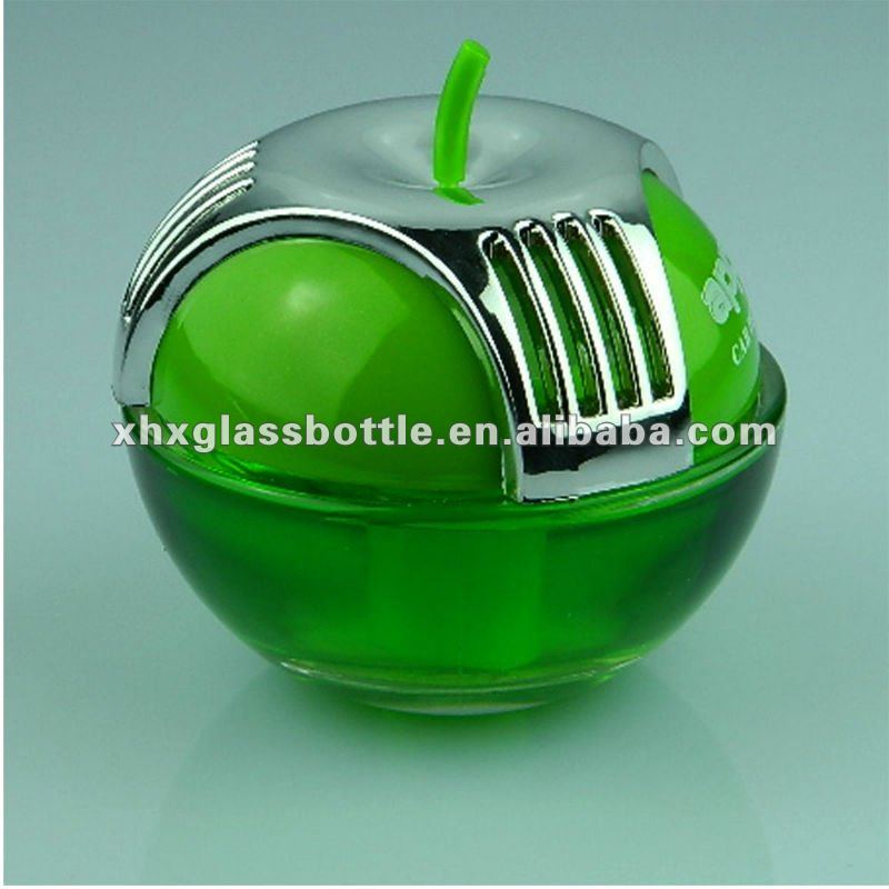 Customize Beautiful Green Apple Shaped Car Perfume Botttle - Buy Apple ...
