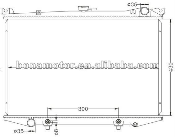 21450-1f100 Radiator For Nissan - Buy Radiator 21450-1f100,Radiator ...