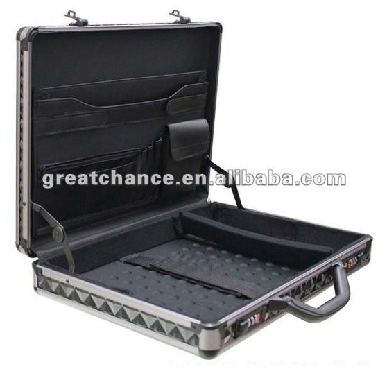 Brand New Black Aluminum Laptop Notebook Attache Hard Case - Buy ...