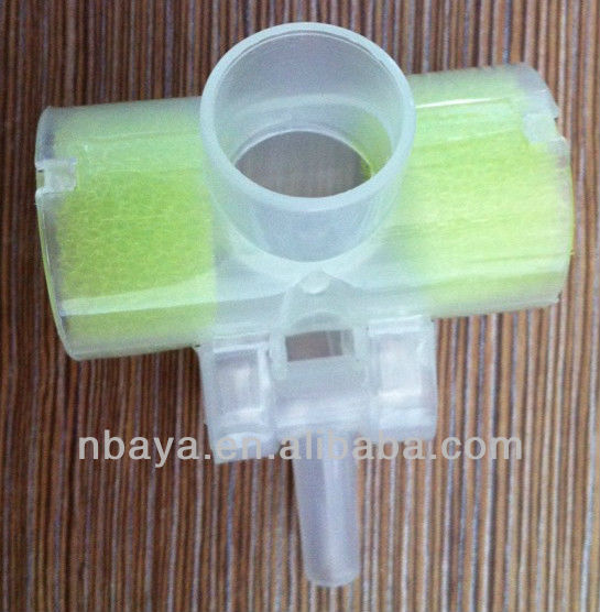 Disposable Medical Tracheal Hme Filter With Oxygen Tube Connector And ...