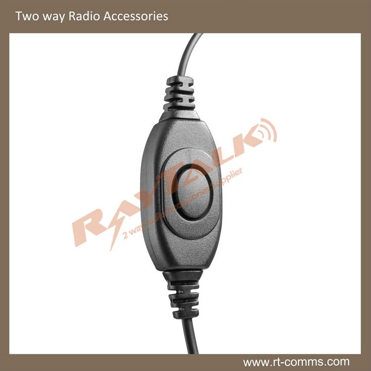 Inline Ptt Button With Microphone&optional Vox Switch For 2way Radio ...