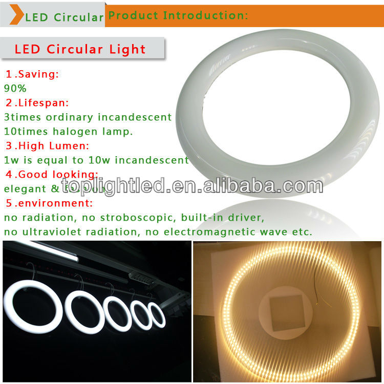 18 Vatios Led Luz Circular De La Ronda De Tubos De Led 300mm G10q - Buy ...