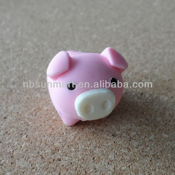 Cute Pig Eraser Small Animal Eraser Lovely Colorful Erasers - Buy ...