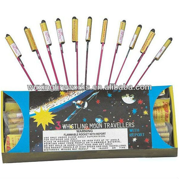 0445 Whistle Moon Travellers/bottle Rockets Fireworks Factory/consumer ...