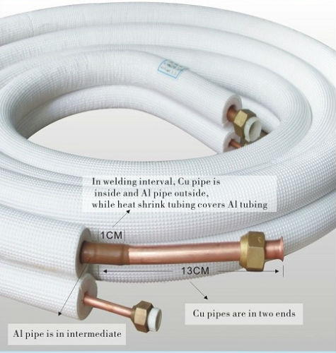 Air Conditioner Spiral Flexible Copper Pipe - Buy Air Conditioner ...