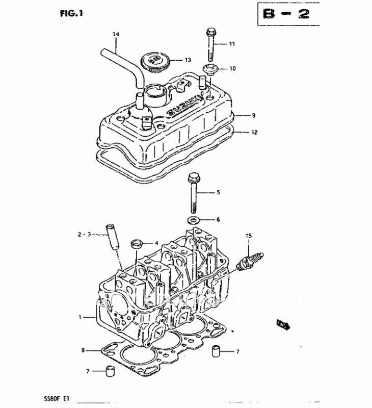 Suzuki St308,St90,Maruti800,Mehran Cylinder Head 11110-78402 - Buy ...