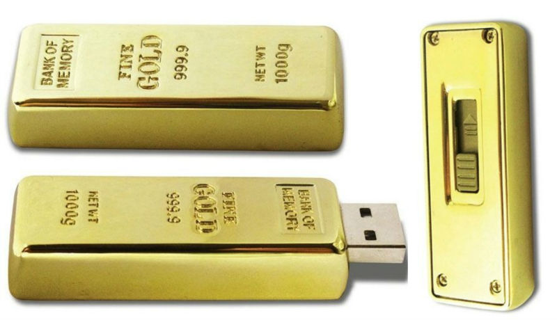 Oem Gold Bar Usb Memory Stick 8gb,Full Capacity 8gb Usb Flash Disk Gold ...