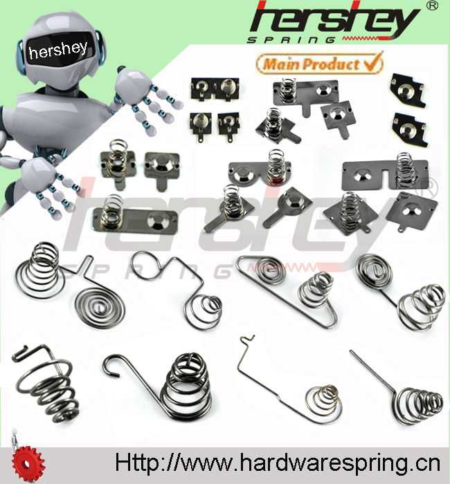 Aaa Battery Springs Contact With Compression Spring Use In Pcb Board ...