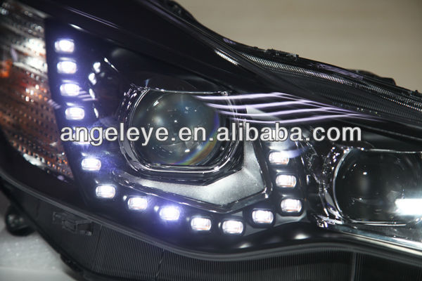 For Subaru For Xv Impreza Led Head Lamps With Projector Lens 2011-2015 ...