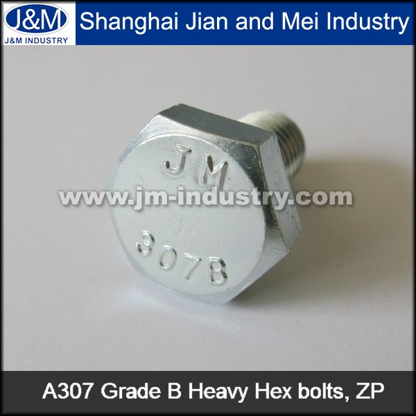 Astm A307b Parafusos Sextavados Pesados - Buy Parafusos Fazer Hex ...