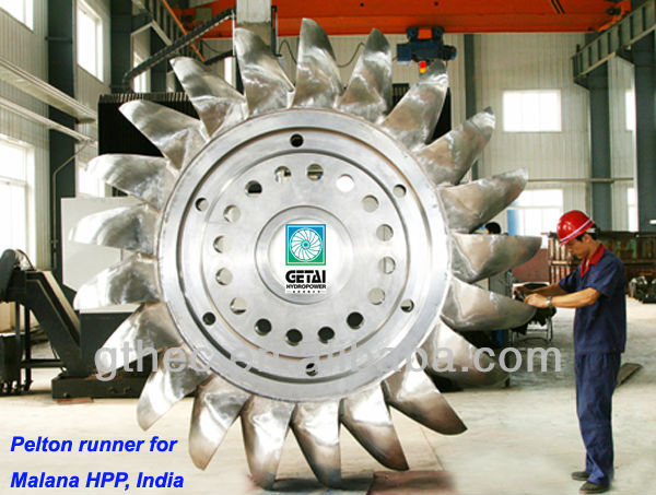 Pelton Water Turbine Runner For Hydropower & Hydroelectricity - Buy ...