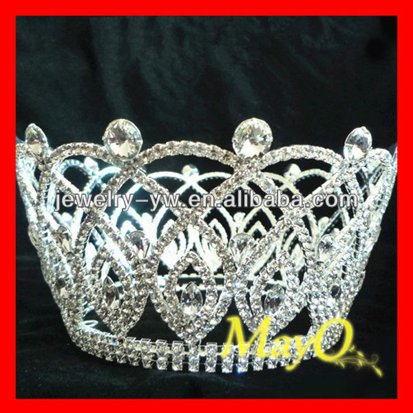 Full Round Diamond Princess Crown Similar Designs Available Round ...