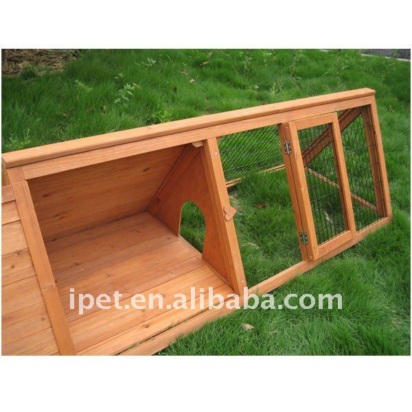 Cheap Outdoor 5ft Triangle Wooden Rabbit Hutch With Run - Buy Rabbit ...