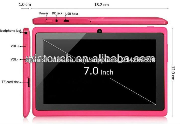 Alldaymall (TM) de 7 pulgadas de pantalla táctil capacitiva Android 4.0 ...