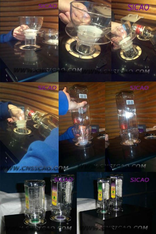 Double Bottle Shot Machine Vodka Liquor Dispenser Chiller Bar Accessory ...