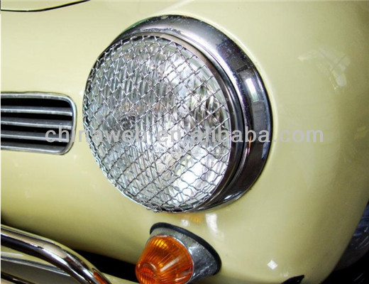 7" Stone Guard Headlight Mesh Grill Motorcycle Headlamp Cover - Buy ...