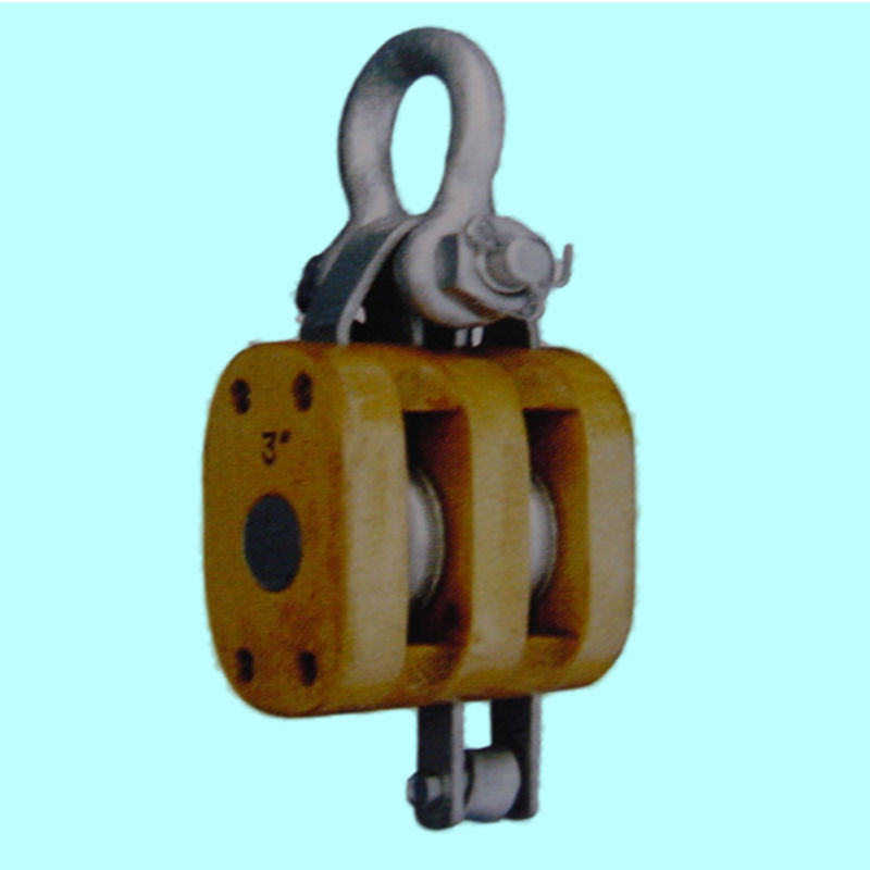 Polea De Madera Regular Doble Polea Pasteca Con Grillete Bloque De ...
