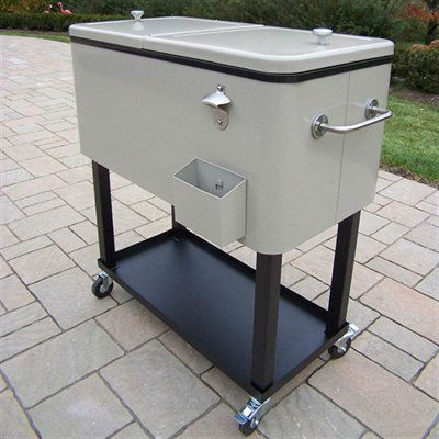 Metal Locking Cooler Box With Cart Wheels - Buy Cooler Box With Radio ...