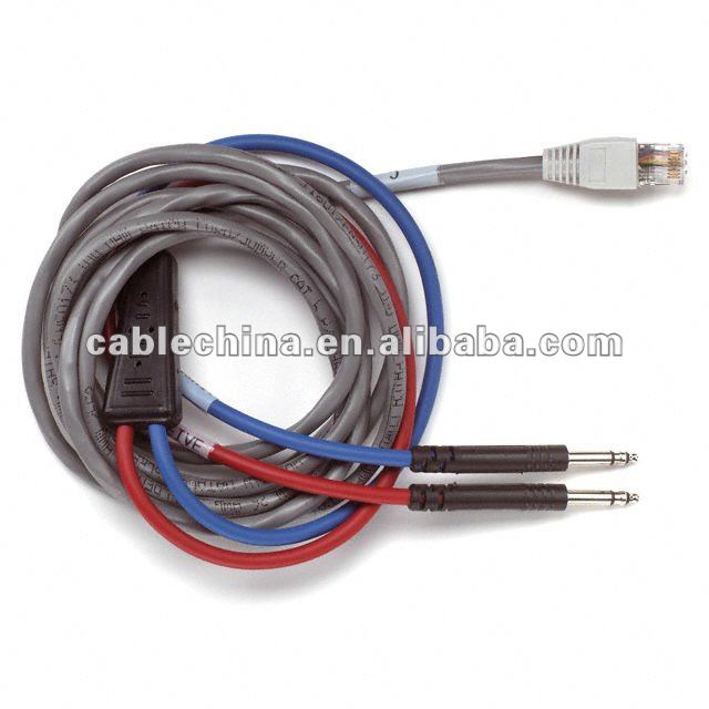 Two Bantam Plug To Rj45/rj48 Cable - Buy Two Bantam Plug To Rj45/rj48 ...