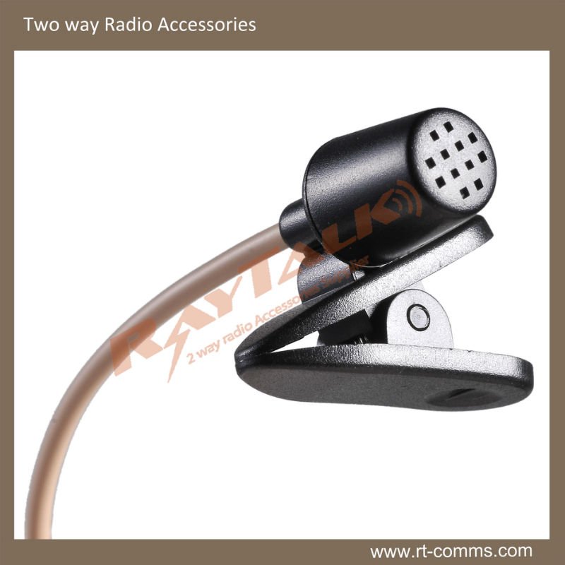 3 Wire Microphone Earhook Earphone With Microphone For Two Way Radio Em ...