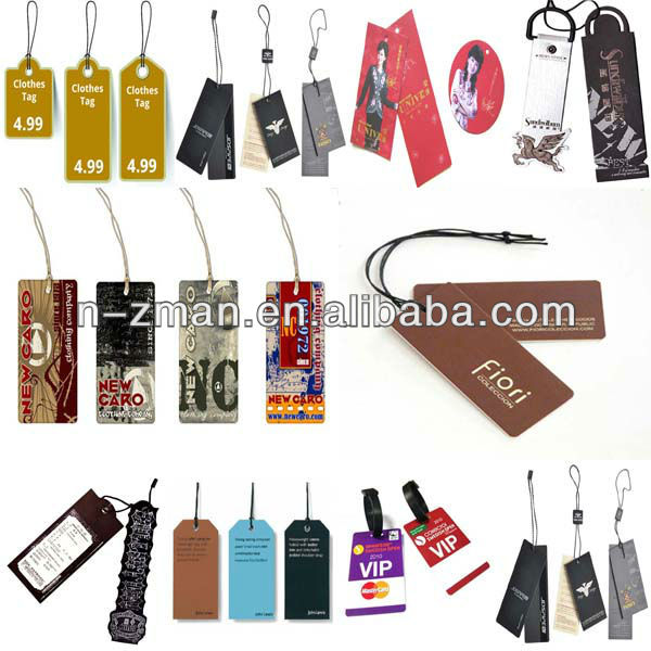 2015 Custom Paper Clothing Tag,Cheap Garment Hang Tag,New Design ...