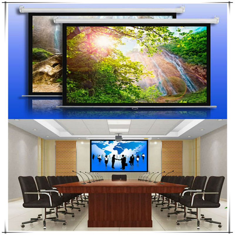 Widely Used 3d Roll-up Projector Screen With Self-lock Device - Buy 3d ...