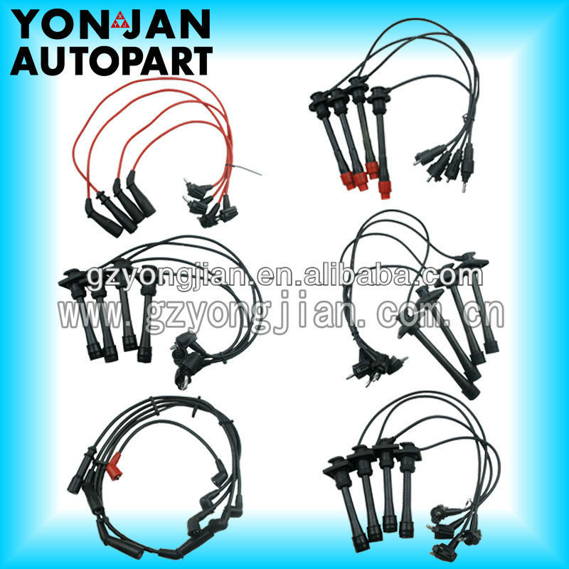 Auto/car High Voltage Ignition Cable Set / Spark Plug Wire Set - Buy ...