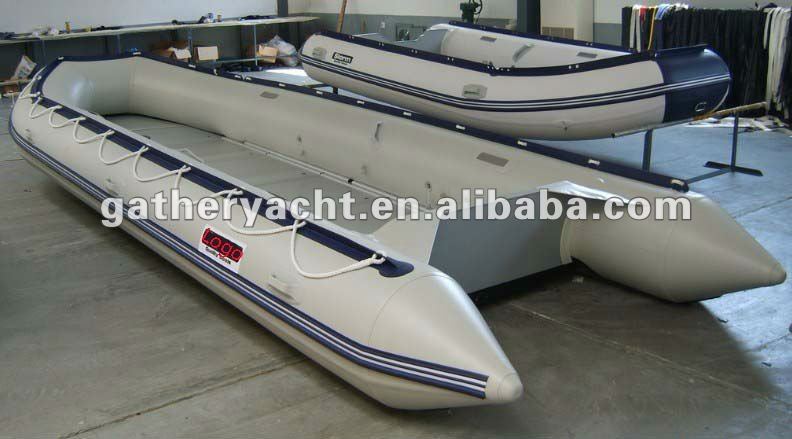 Large 1.2mm Pvc Inflatable Boat .8m Aluminum Inflatable Boat - Buy ...