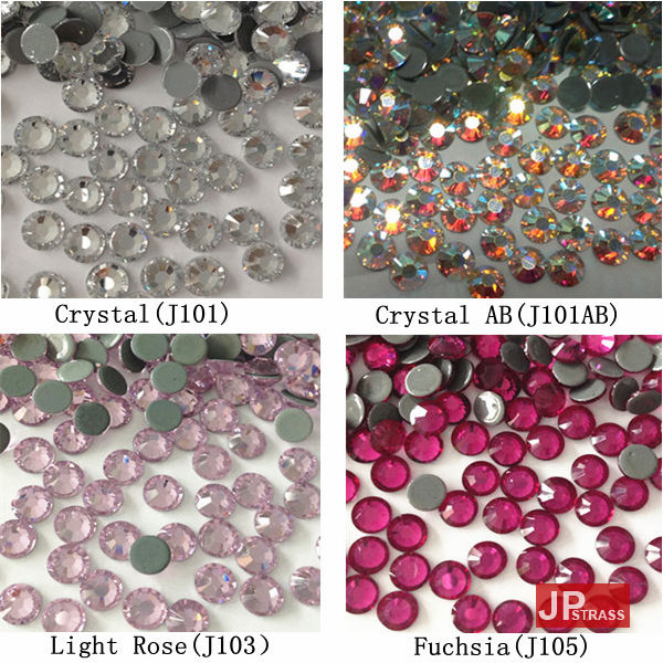 Strass Hotfix Ss20 Ss16 Ab Cristal Rhinestone Piedra Plana Hacia Atrás ...