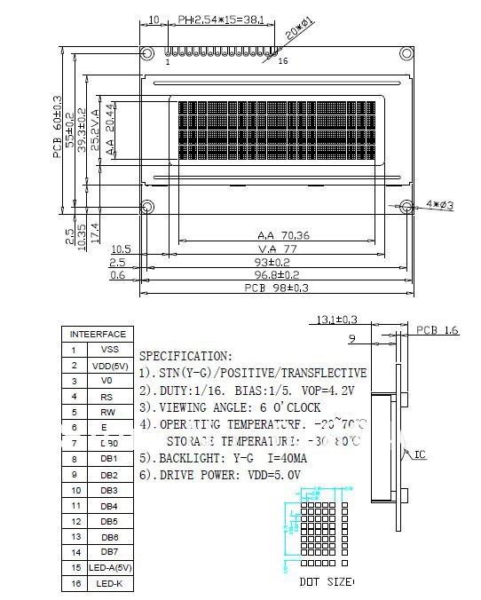 Layar Lcd 20x4 Karakter - Buy 20 X 4 Tampilan Karakter,20 X 4 Karakter ...