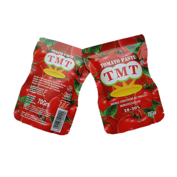Sachet tomato paste 56g, 70g
